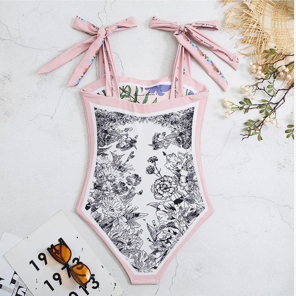 Swim | Floral One Piece Monokini Swimsuit | Poshmark
